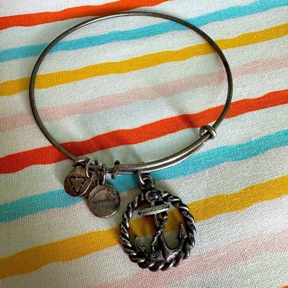 Alex and Ani | Jewelry | Alex And Ani Anchor Bangle | Poshmark